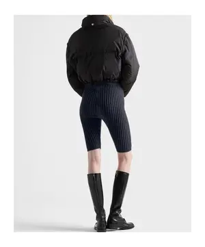 Prada Cropped Re-nylon Down Jacket