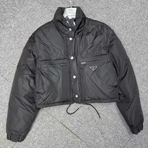 Prada Cropped Re-nylon Down Jacket
