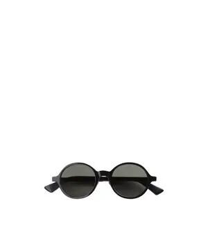 Bottega Veneta Round Frame Sunglasses - Black