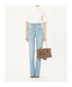 Valentino Garavani Embroidered Cotton Popeline Shirt With Mandarin Collar
