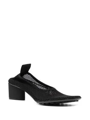 Bottega Veneta Mesh Pumps With Embossed Detail