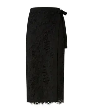 Pinko Galletta Lace Midi Skirt