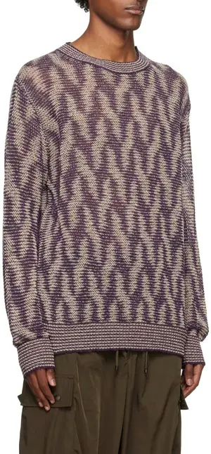 Dries Van Noten Patterned Long-sleeve Sweater