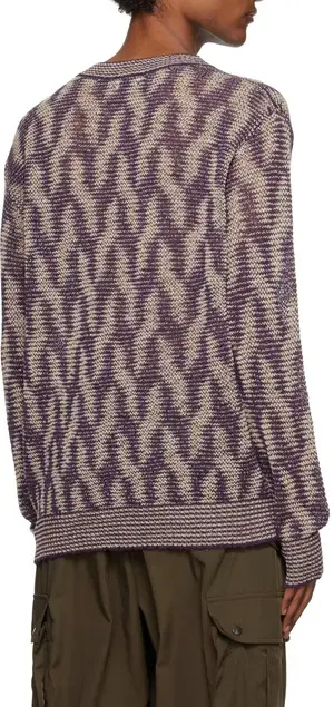 Dries Van Noten Patterned Long-sleeve Sweater