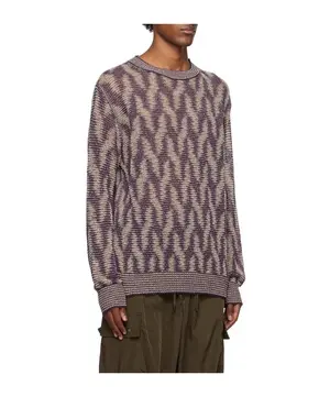 Dries Van Noten Patterned Long-sleeve Sweater