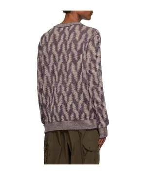 Dries Van Noten Patterned Long-sleeve Sweater