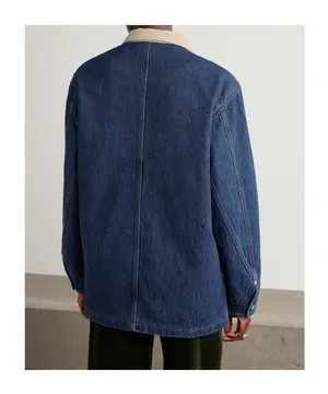 Aimé Leon Dore Corduroy-trimmed Denim Jacket