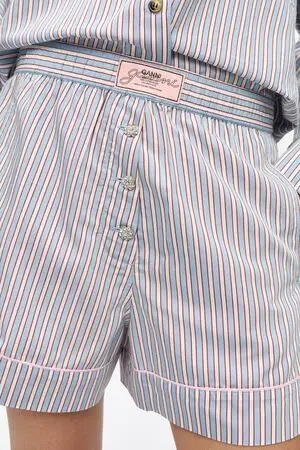 GANNI Striped Boxer Shorts - Multicolor