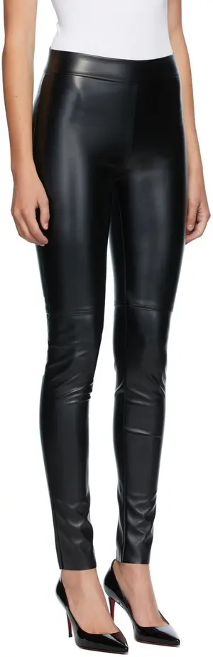 Wolford Faux-leather Slim-cut Leggings