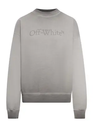Off-White Logo Detailed Crewneck Sweatshirt