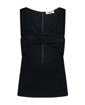 AMBUSH Heart Shaped Sleeveless Top - Black