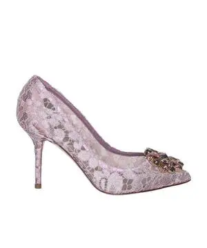 Dolce & Gabbana Embellished Lace Pumps - Multicolor