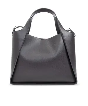 Stella McCartney Logo Detailed Small Crossbody Bag - Black
