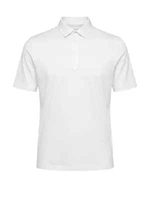 Men's Brunello Cucinelli White Polos