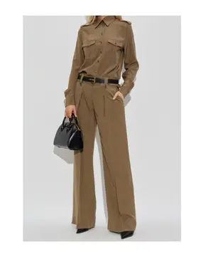 TOM FORD Pleated High-waist Trousers