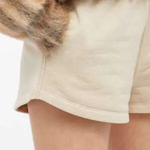 Burberry Embroidered Logo Relaxed Fit Shorts - Nude