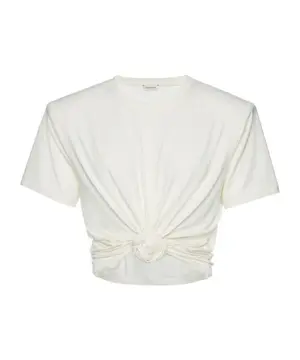 Magda Butrym Knotted T-shirt - Beige