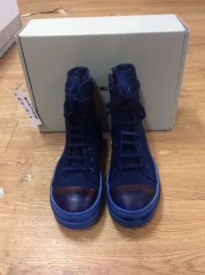 Rick Owens High-top Sneakers With Perforated Detailing