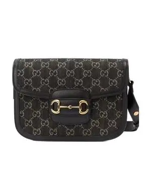Gucci Horsebit 1955 Shoulder Bag Black