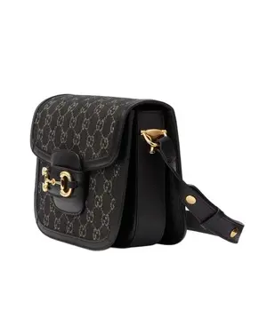 Gucci Horsebit 1955 Shoulder Bag - Black