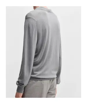 Hugo Boss Long-sleeved Knitwear With Collar