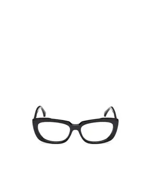 Max Mara Rectangle Frame Eyeglasses - Black
