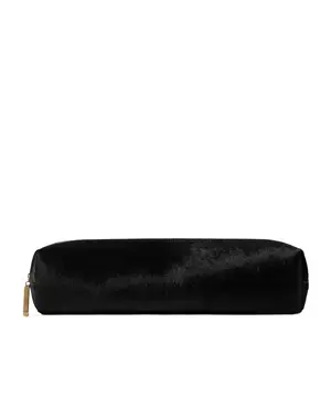 Khaite Kye Calf Hair Clutch - Black