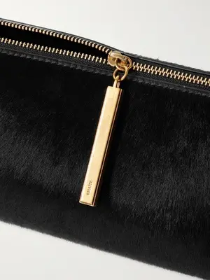 Khaite Kye Calf Hair Clutch - Black
