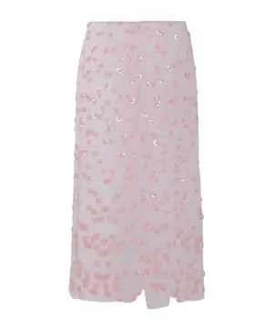 Cecilie Bahnsen Sequin-embellished Asymmetrical Skirt