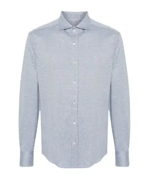 Brunello Cucinelli Mélange Ribbed Shirt