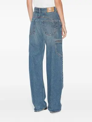 Isabel Marant Étoile Betiane Wide-leg Denim Pants