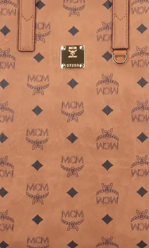 Mcm Aren Monogram Print Medium Tote Bag