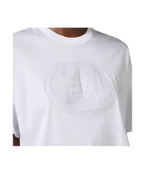 Elisabetta Franchi Logo Embossed T-shirt