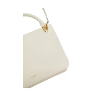 JIL SANDER Logo Embossed Zipped Crossbody Bag