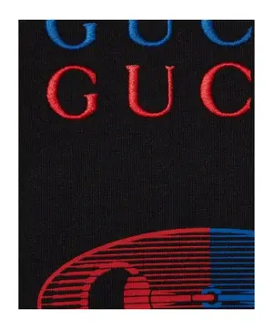 Gucci Printed Jersey T-shirt - Black