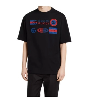 Gucci Printed Jersey T-shirt - Black