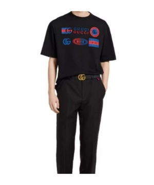 Gucci Printed Jersey T-shirt - Black