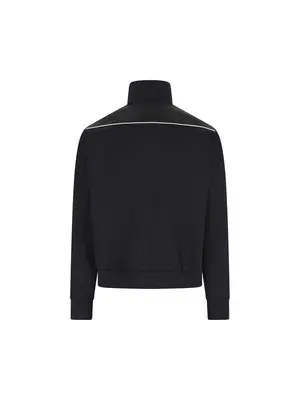 Prada Contrast Panel Zip-up Jacket
