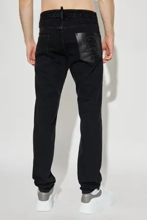 Dsquared2 Logo Patch Skinny Jeans