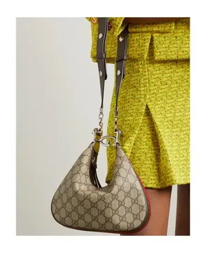 Gucci Gg Supreme Interchangeable Strap Shoulder Bag
