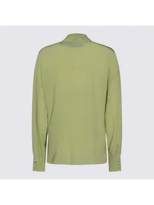 Gucci Neck Bow Crêpe De Chine Shirt - No