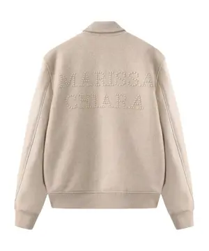 Marissa Chiara Long Sleeve Jacket With Snap Button Fastening