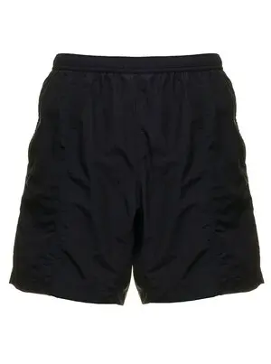 AMI Paris De Coeur Logo Embossed Swim Shorts