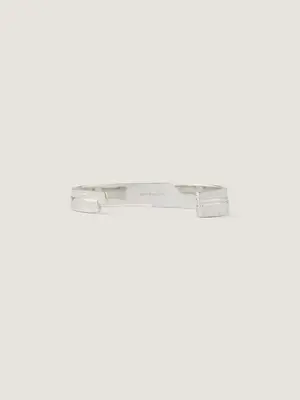 Givenchy Logo Engraved Tape Cuff Bracelet