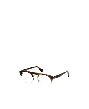 Moncler Round Frame Glasses - Black