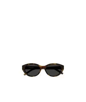 Saint Laurent Oval Sunglasses - Black