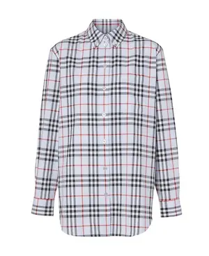 Burberry Plaid Long Sleeve Shirt