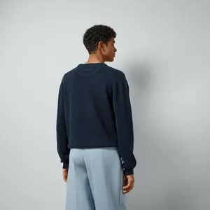 Gucci Embroidered Knit Sweater - Blue