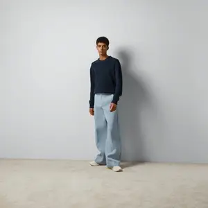 Gucci Embroidered Knit Sweater - Blue