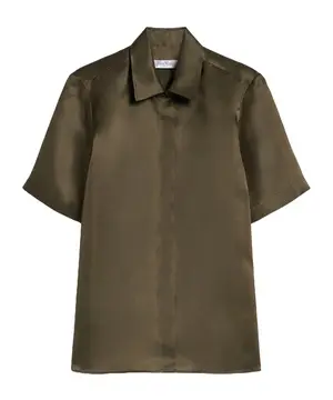 Max Mara Short-sleeve Buttoned Shirt